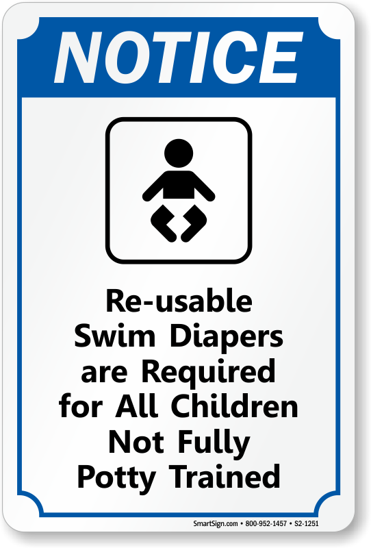 Baby Pool Rules Signs Free Shipping