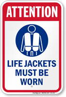 Life Jacket Signs | Life Ring Signs