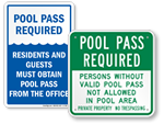 Design and Print Free Pool Signs