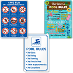 Design and Print Free Pool Signs
