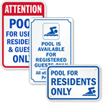 Design and Print Free Pool Signs