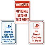 Custom Pool Signs – Personalized Pool Signs with 10% Discount
