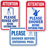 Design and Print Free Pool Signs